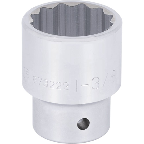 JET 673222 Socket, 1-3/8", 3/4" Drive, 12 Points
