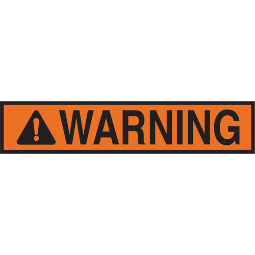 BRADY "Warning" Sign with Symbol SAD247 (88065) | Shop Facility Signs ...