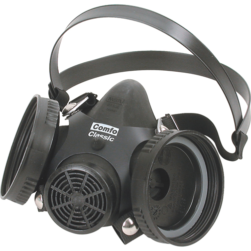 MSA 808076 Comfo Classic® Respirator, Hycar/Silicone, Large