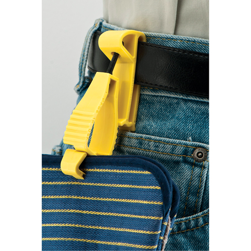 Yellow Belt Clip SAK013 | Shop Glove Grabbers | TENAQUIP