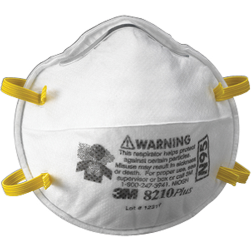 3M Respirateurs contre les particules 8210Plus, N95, Certifié NIOSH ...