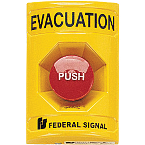 FEDERAL SIGNAL CORPORATION Push Button Station -For Vandal-resistant ...