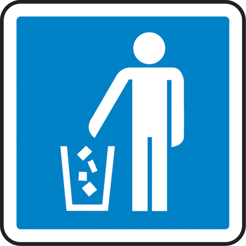 Accuform Signs MPCS547VP Enseigne de sécurité CSA - élimination des ...