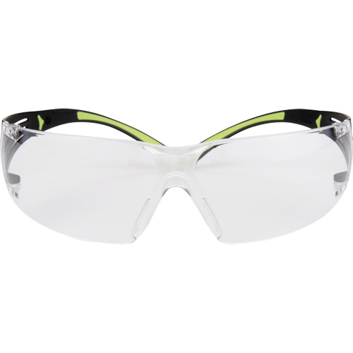 3M SF401AF-CA Securefit 400 Series Safety Glasses, Clear Lens, Anti-Fog ...