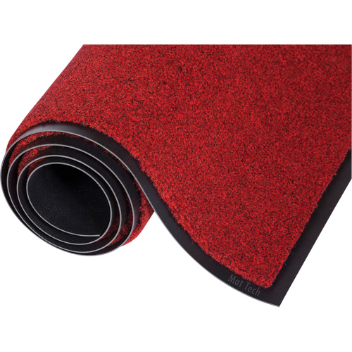 Mat Tech 207M31038 Superluxe Entrance Mat, Wiper, 3' x 10' x 1/2", Red