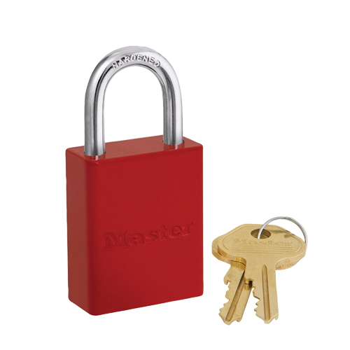 MASTER LOCK Cadenas de sécurité en aluminium séries 6835, jeu de 18 ...