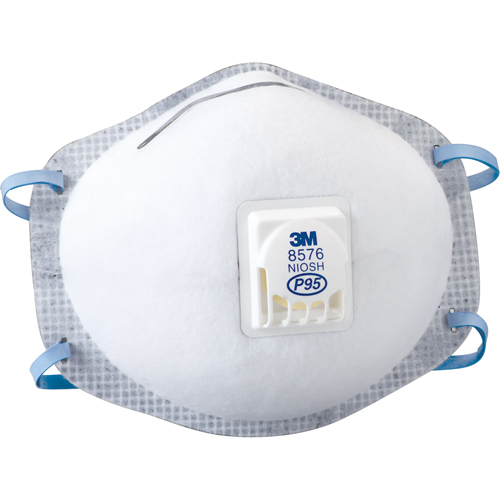 3M P95 - 8576 Particulate Respirators, P95, NIOSH Certified SE265 ( 8576) | Shop Disposable ...