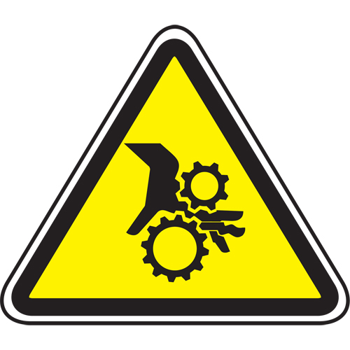 ACCUFORM SIGNS Pinch Point CSA Safety Sign, 12" x 12", Plastic ...