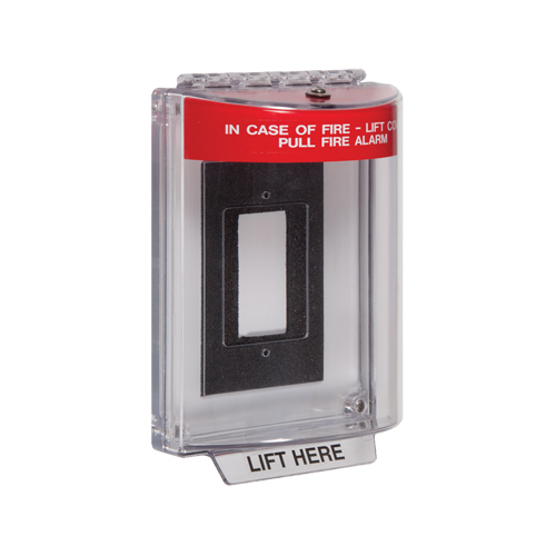 SEJ352 Universal Stopper® Fire Alarm Covers, Enclosed flush back box