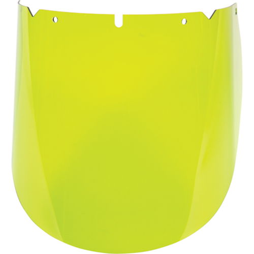 MSA V-Gard® Visor for Arc Flash Application, Polycarbonate, Green Tint ...