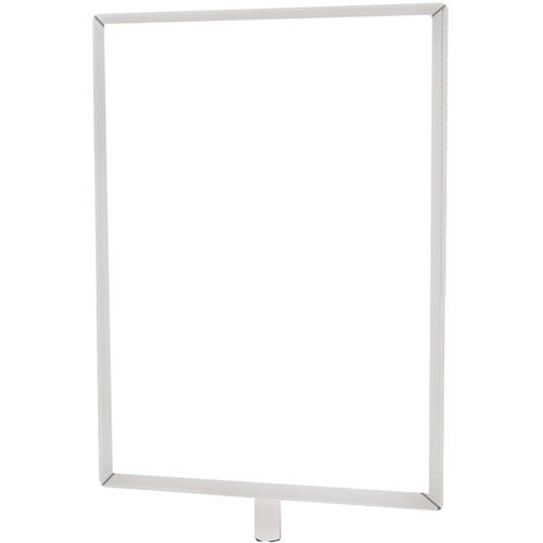 Tensator NOSC-1P-0711LD-V Sign Frame for Portable Post, Chrome
