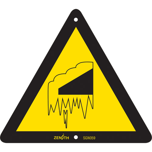 Zenith Safety Products SGN059 Falling Snow/Ice CSA Standard Safety Sign ...
