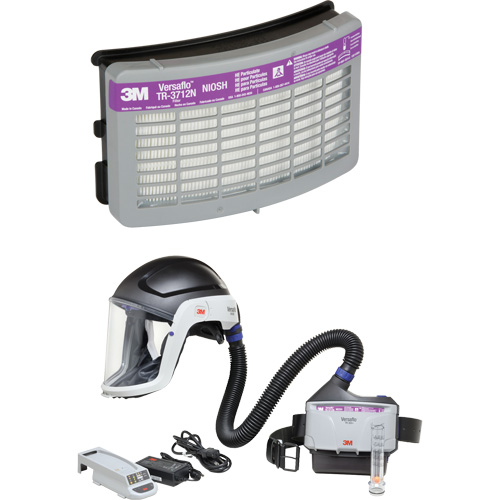 3M SGV308 Versaflo Heavy Industry PAPR Kit, Hard Hat & Faceshield ...