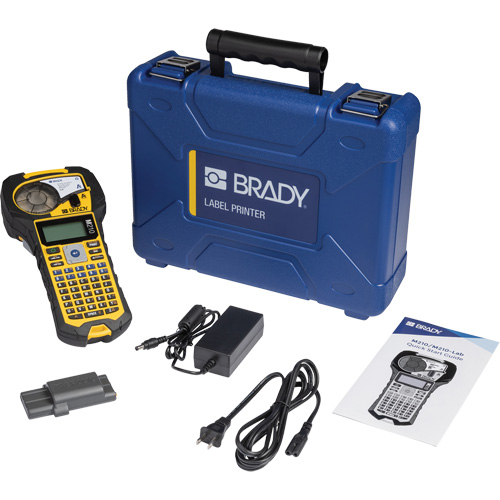 Brady M210-KIT M210 Handheld Label Maker with Accessory Kit, 0.75" Tape