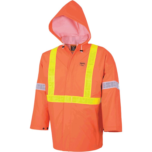 Ranpro Inc. V2243950-M R85 Element FR FR 3-Piece Safety Rain Suit, PVC ...
