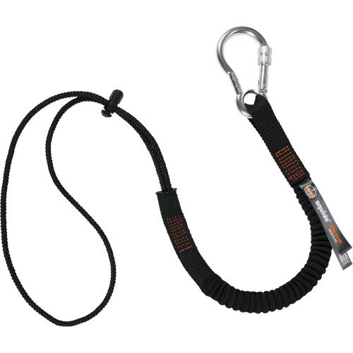 Ergodyne 19010 Squids 3105 Tool Lanyard, Bungee, Carabiner/Loop