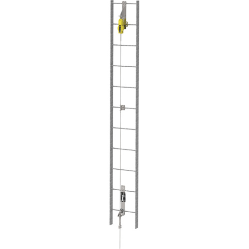 MSA 30924-00 Latchways® Vertical Ladder Lifeline Kit, Stainless Steel