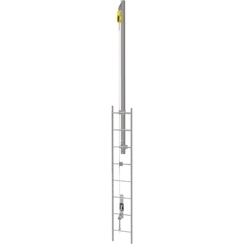 MSA 30914-00 Latchways® Vertical Ladder Lifeline with SRL Ladder ...