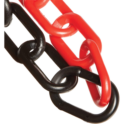 Mr. Chain 50036-100 Plastic Safety Chain, Black/Red