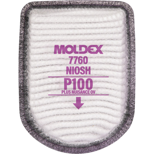 Moldex 7760 Semi-Rectangular Respirator Filter, Particulate Filter with ...