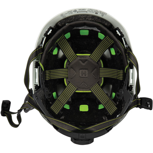 Honeywell CSH11080 Fibre-Metal Climbing-Style Safety Helmet, Vented ...