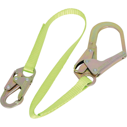 Peakworks V815424 LAN-3402-4 Restraint Webbing Lanyard, 1 Legs, 4', CSA ...