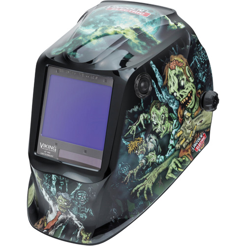 Lincoln Electric K4158-4 VIKING 3350 Zombie Welding Helmet, 3.74" L x 3 ...