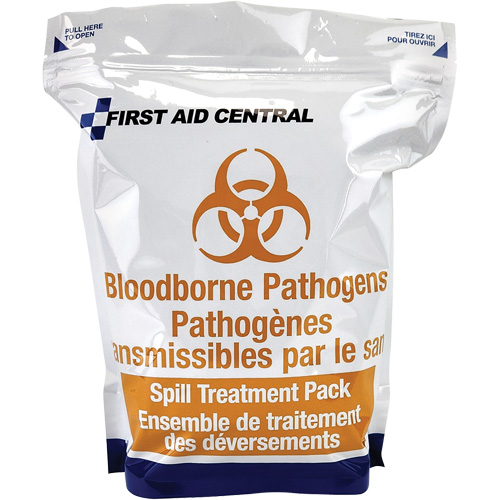 First Aid Central ERKTP-BBP 13-Piece Bloodborne Pathogens Refill Pack ...