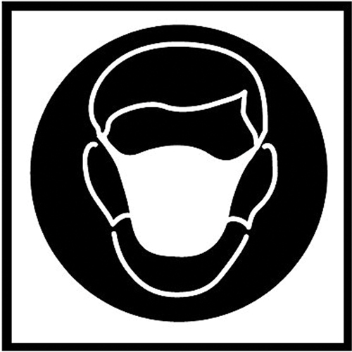BRADY Right to Know Pictogram Labels - Dust Mask SJ062 (58540) | Shop ...
