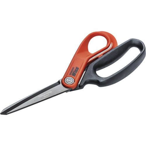 WISS BY CRESCENT Heavy-Duty Titanium Coated Tradesman Shears, 10 ...