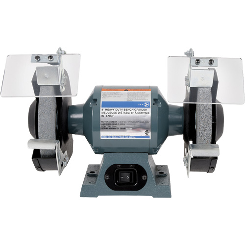 JET Equipment 240154 Bench Grinder, 8" Wheel Diameter, 1/2 HP, 3600 RPM
