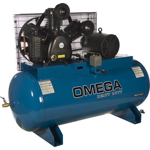 Omega Compressors TK-100120-02M Industrial Series Air Compressors ...