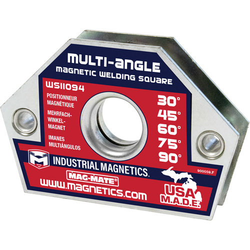 Mag-Mate WS11094 Magnetic Welding Squares, 4-3/8" L x 3/4" W x 3" H, 55 ...