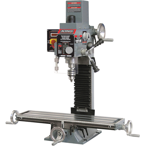 KING CANADA Milling Drilling Machines with Digital Readouts TMA019 (KC ...