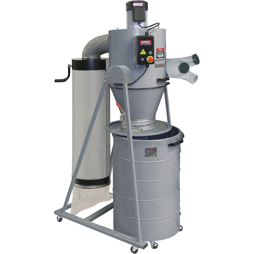 King Canada KC-6300C Cyclone Dust Collectors, 52" x 31" x 85"