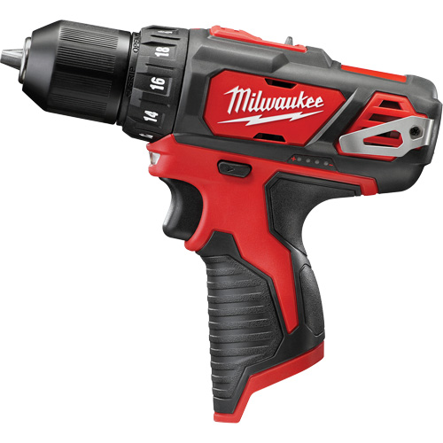 MILWAUKEE Perceuse/visseuse M12 (outil seulement), Lithium-ion, 12 V, Mandrin 3/8", Couple 275 ...