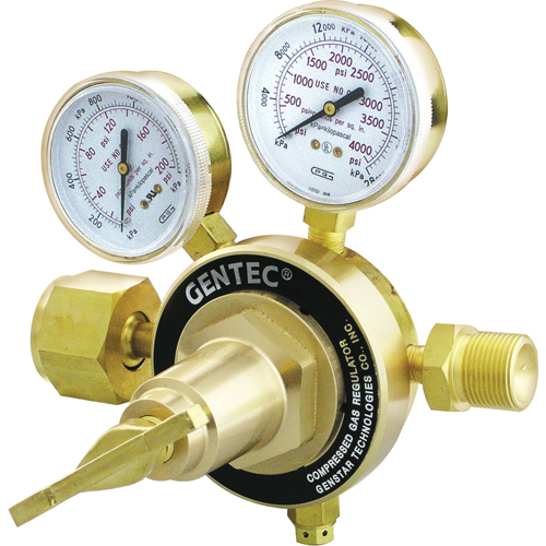 Gentec 153MIN-125 Heavy-Duty Manifold Regulator, Inert Gases, 1"-11-1/2 ...