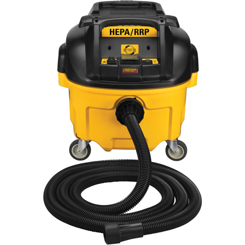 DEWALT DWV010 Heavy-Duty HEPA Wet-Dry Dust Extractor Vacuum, 20" x 19 ...