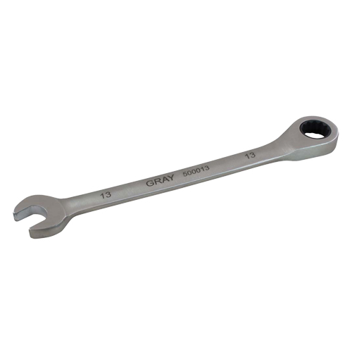 Gray Tools 500008 Combination Fixed Head Ratcheting Wrench, 12 Point, 8 ...