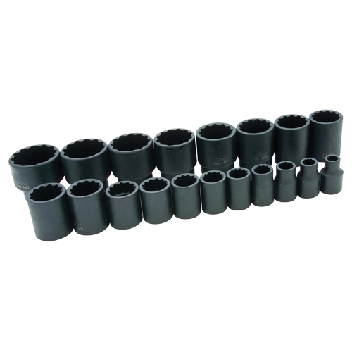 Gray Tools 35068 Impact Socket Set, 1/2" Drive Size