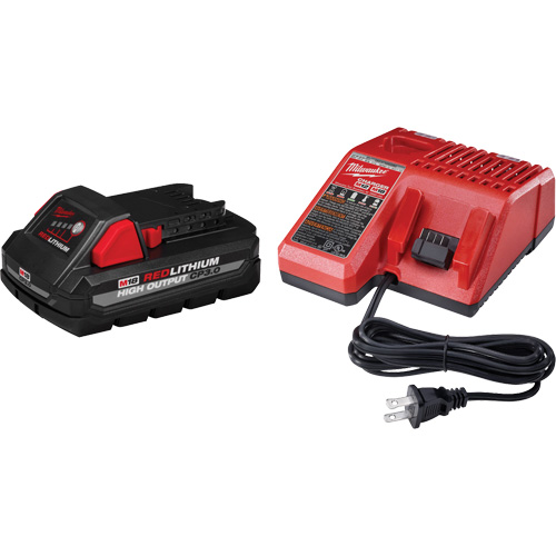 Milwaukee 48 59 1835 M18 Redlithium High Output CP3.0 Battery Charging Kit 18 V Lithium Ion