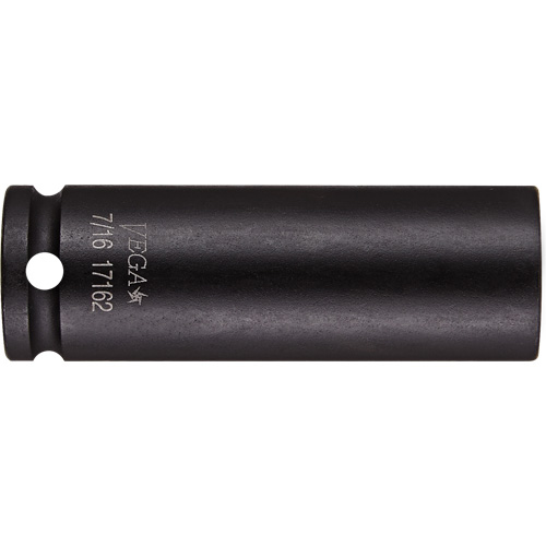 Vega 10802 Socket, Impact, 8 mm, 1/4" Drive, 6 Points, Deep