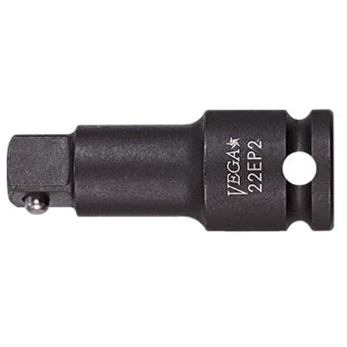 Vega 22EB1 Ball Lock Socket Extension, Impact, 3/8" Drive, 1-3/8" L