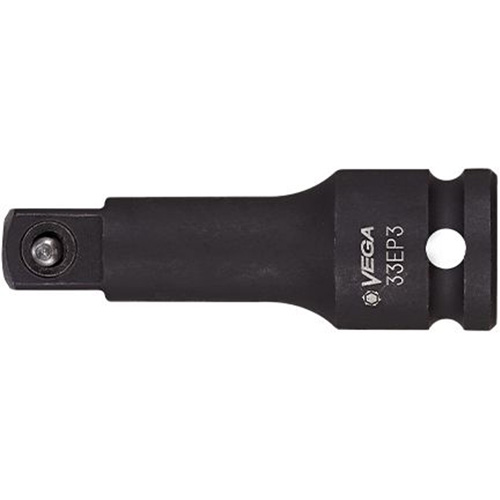Vega 33EB1 Ball Lock Socket Extension, Impact, 1/2" Drive, 1-3/8" L