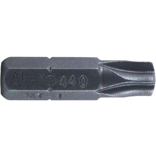 Apex 440-MT-1 Screwdriver Insert Bit, Mortorq®, #1, 1/4" Drive