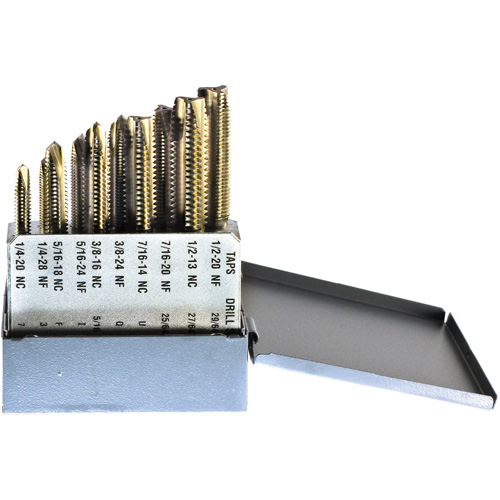 Walter Surface Technologies 2100A10 Drillco® Tap Set, 10 Pieces