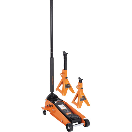 Strongarm 030420 Service Jack with 4-Ton Vehicle Stands, 3.5 Ton(s ...