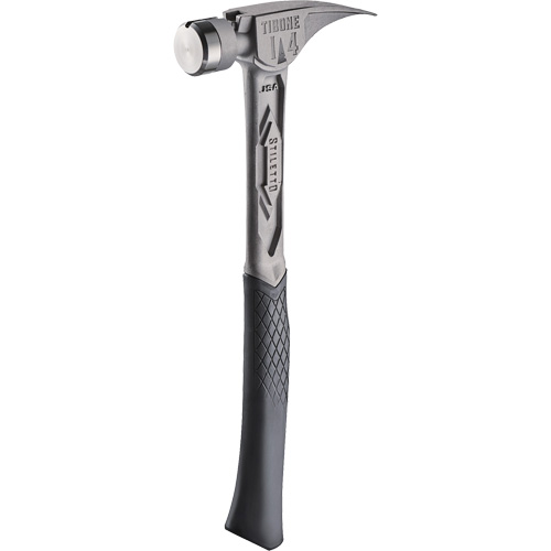 Milwaukee TIB14RSC TIBONE Smooth Titanium Framing Hammer, 14 oz., Solid ...