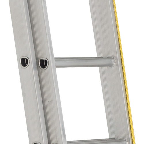 Featherlite 4220D Industrial Heavy-Duty Extension Ladders, 300 lbs. Cap ...