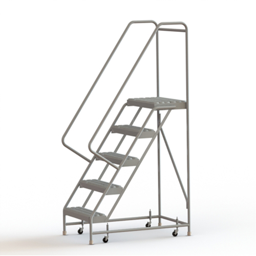 TRI-ARC MANUFACTURING Aluminum Rolling Ladder VC510 (WLAR105245) | Shop ...
